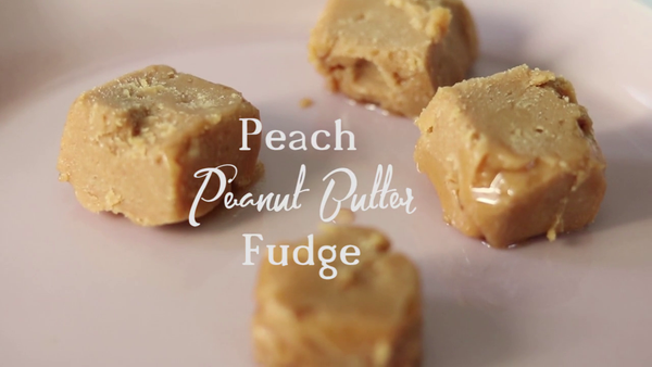 Peach Peanut Butter Fudge - Wabry